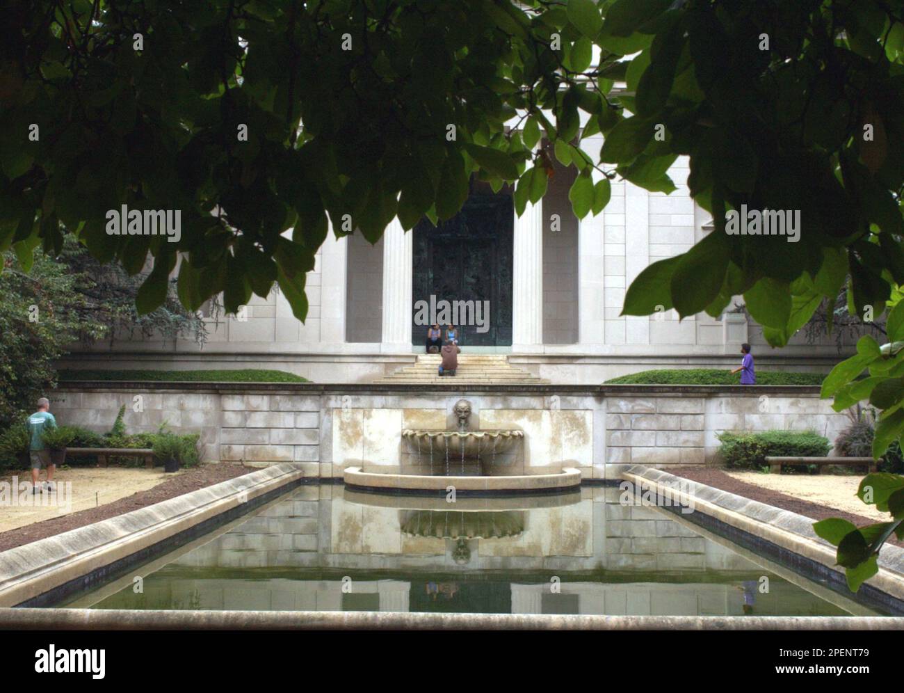 Visitors approach the Rodin Museum in Philadelphia Wednesday, Sept. 8 ...