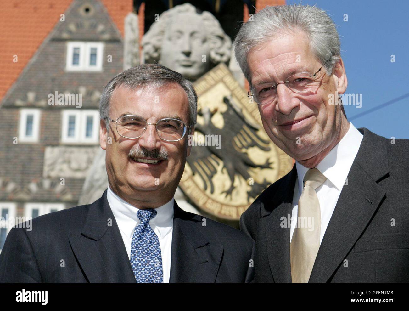 Der neugewaehlte Bremer Wirtschafts-und Kultursenator Peter Gloystein ...