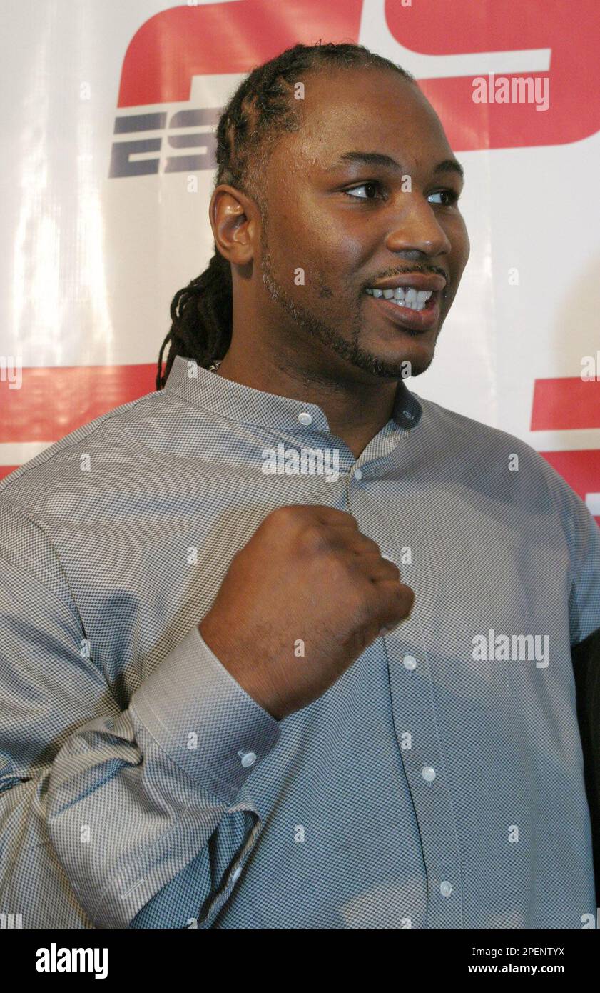 Heavy Weight Boxing Champion Lennox Lewis arrives for the ESPN 25th ...