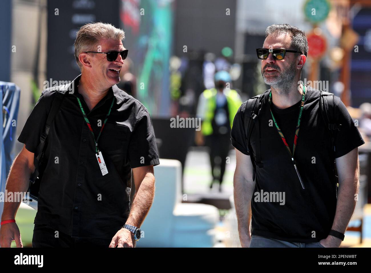 Jeddah, Saudi Arabia. 16th Mar, 2023. (L to R): Graeme Lowdon (GBR ...