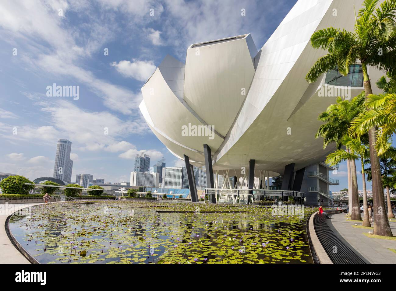 Singapore art science museum Stock Photo - Alamy