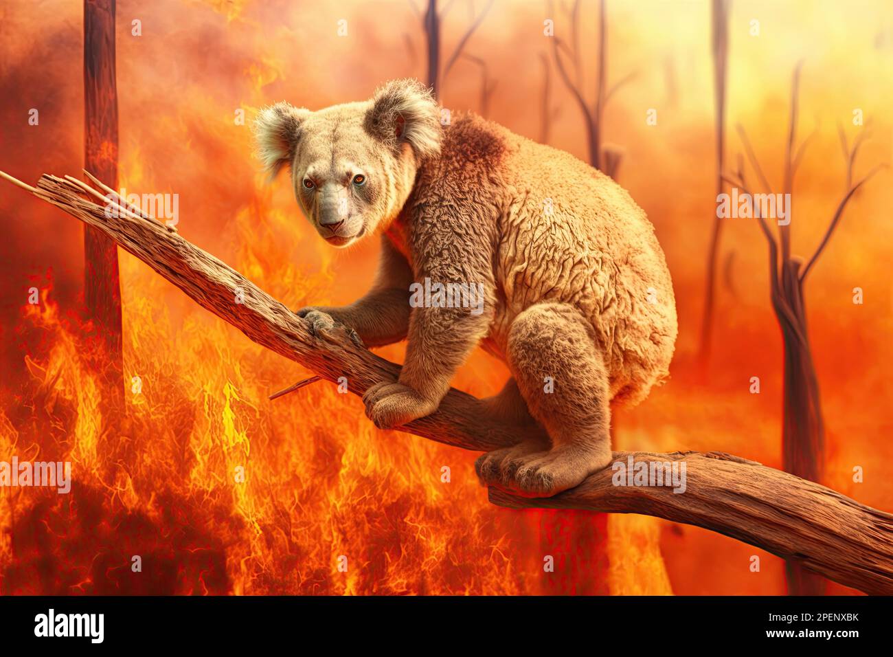 Wildfire australia koala hi-res stock photography and images - Alamy