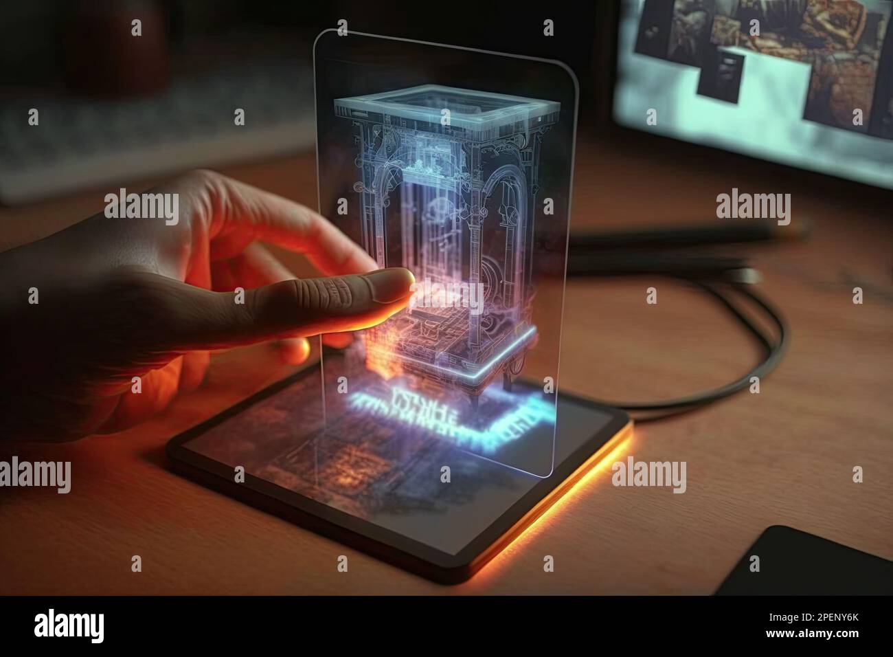 Holographic displays hi-res stock photography and images - Alamy