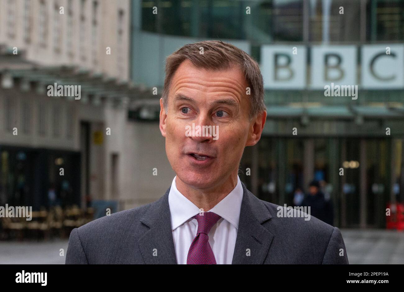 London, England, UK. 16th Mar, 2023. Chancellor of the Exchequer JEREMY ...