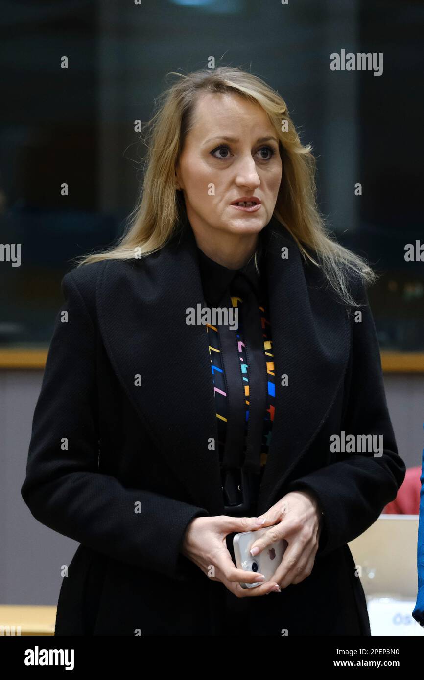 Brussels, Belgium. 16th Mar, 2023. Rositsa KARAMFILOVA BLAGOVA ...
