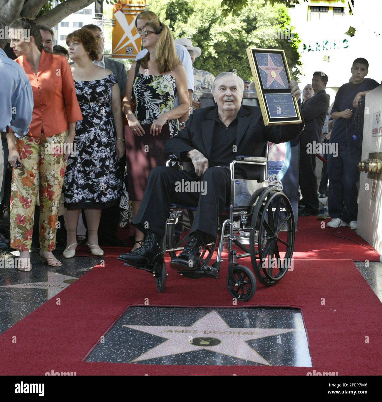 As his family is momentarily distracted, James Doohan, known best for ...