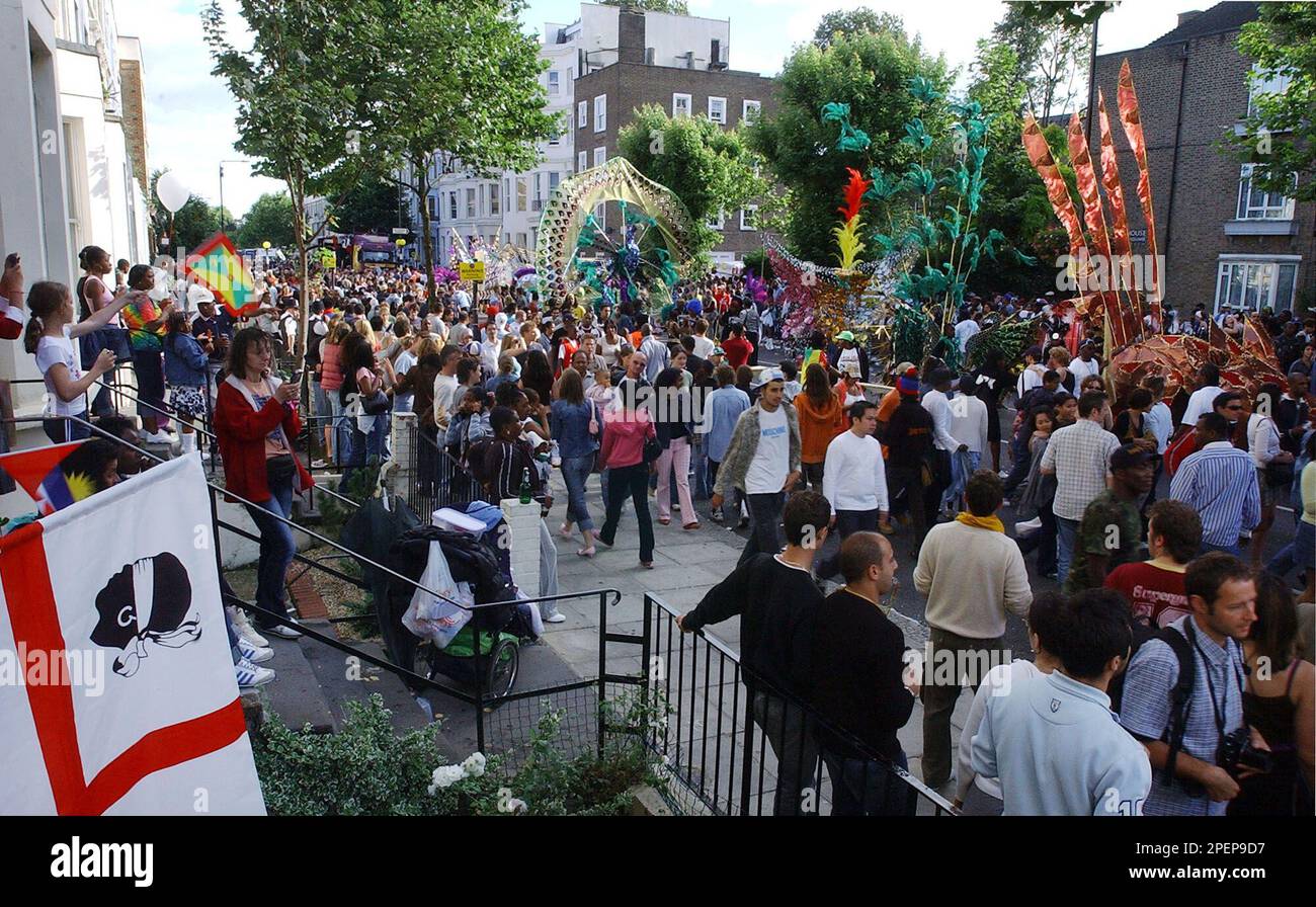 An overview picture showing unidentified revellers at the 40th Notting ...
