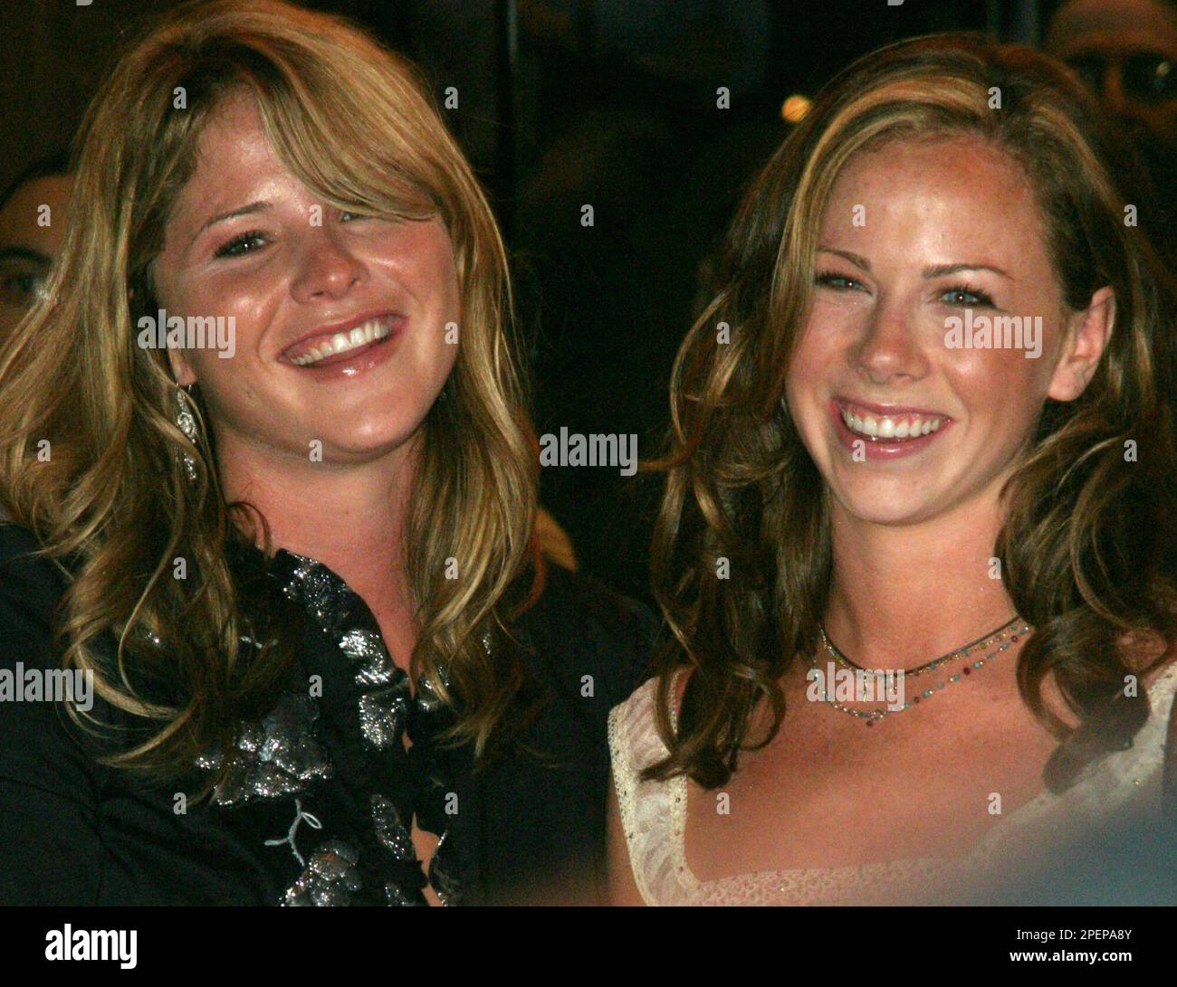 President Bush's daughters, Jenna Bush, left, and her sister Barbara ...