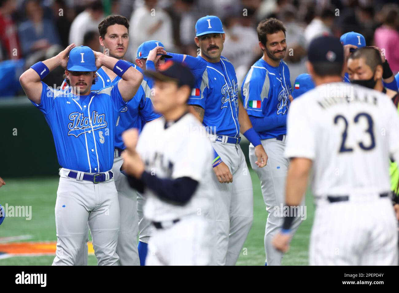 Tokyo, Japan. 16th Mar, 2023. Italy team group (ITA) Baseball : 2023 ...