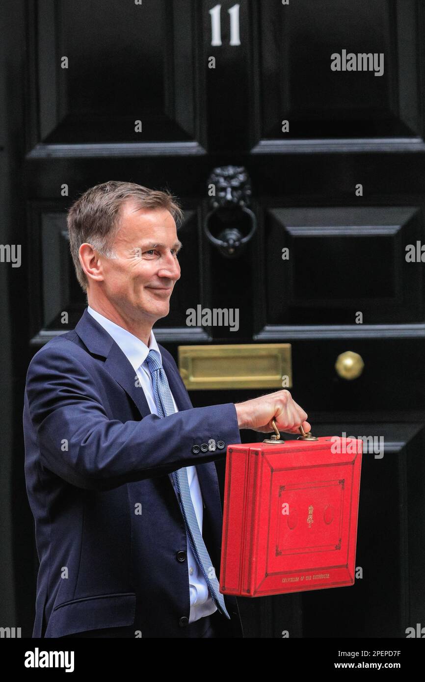 London, UK. 15th Mar, 2023. Jeremy Hunt, MP, Chancellor of the ...