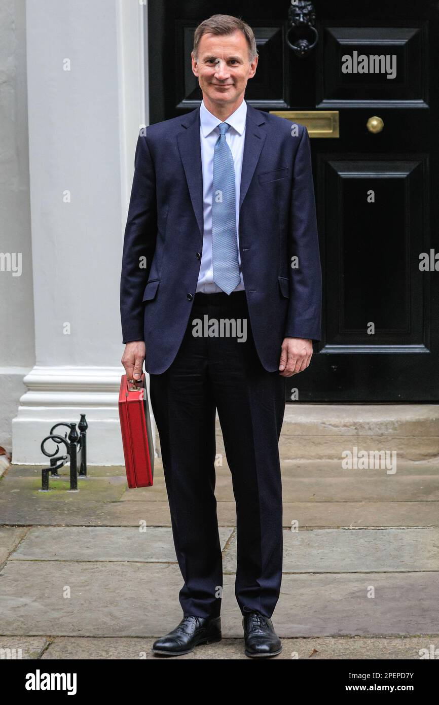 London, UK. 15th Mar, 2023. Jeremy Hunt, MP, Chancellor of the ...