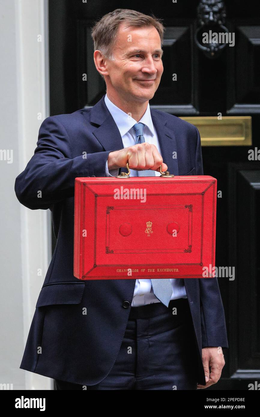 London, UK. 15th Mar, 2023. Jeremy Hunt, MP, Chancellor of the ...