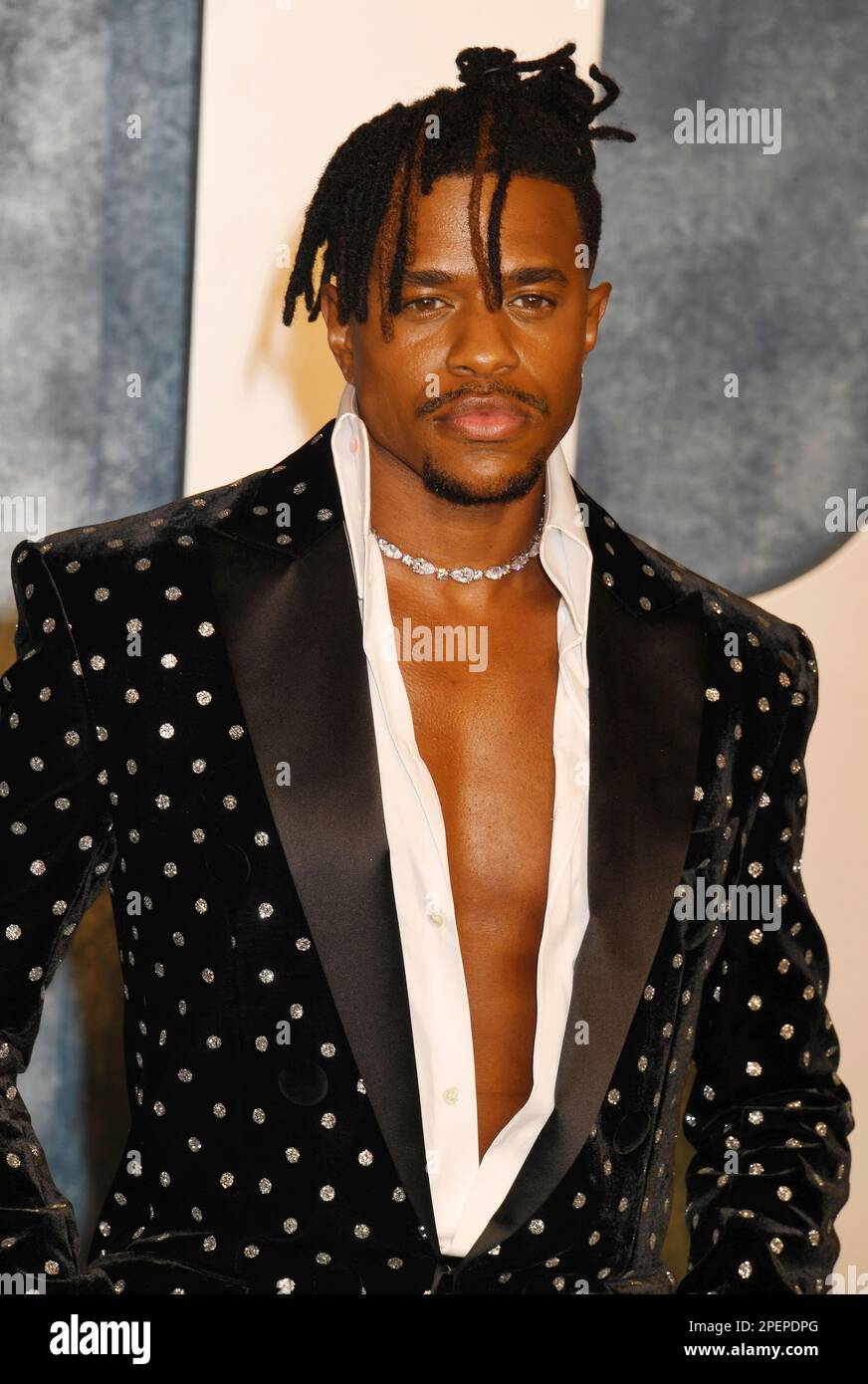 BEVERLY HILLS, CALIFORNIA - MARCH 12: Jeremy Pope attends the 2023 ...