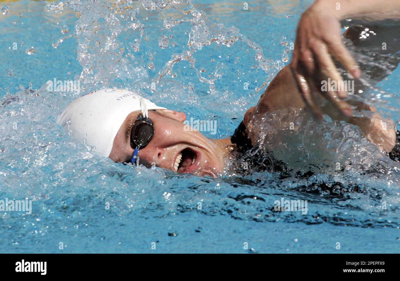 Britain's Kate Allenby swims in 200 meters event of the Womens Modern ...