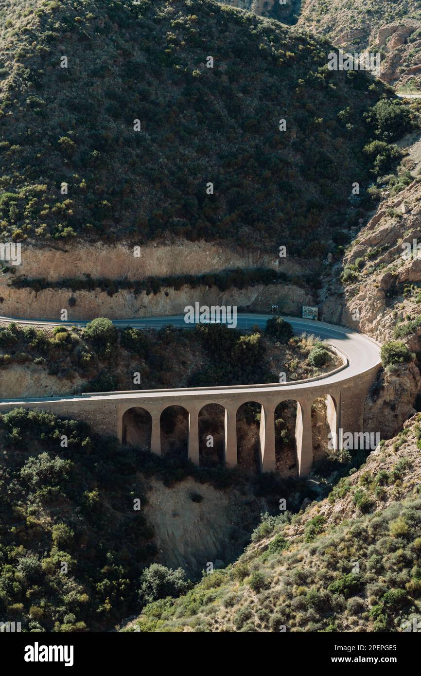 Vertical shot curved road hi-res stock photography and images - Alamy