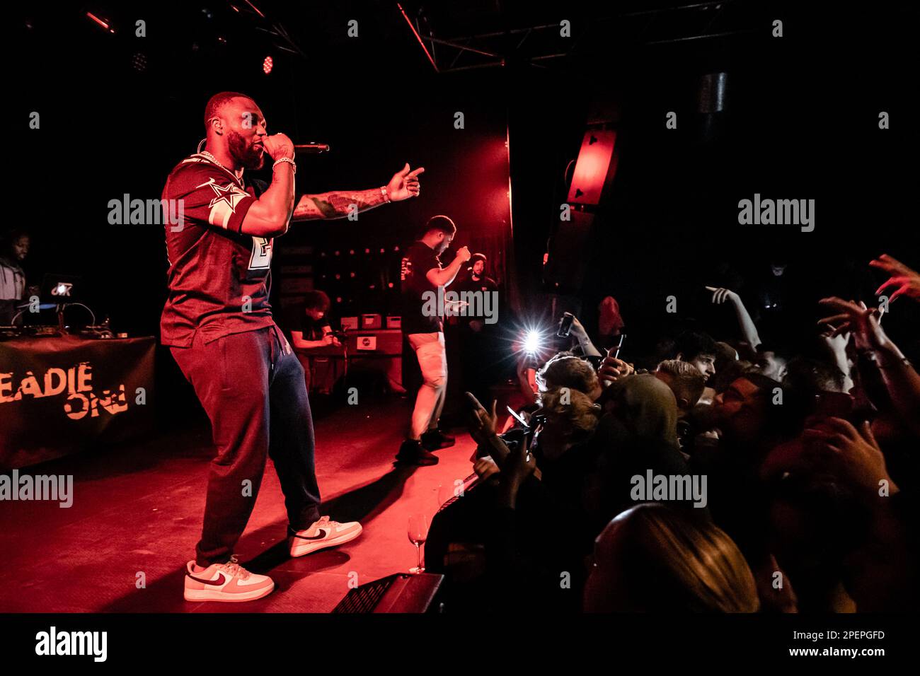 Copenhagen, Denmark. 15th Mar, 2023. The British rapper Headie One ...