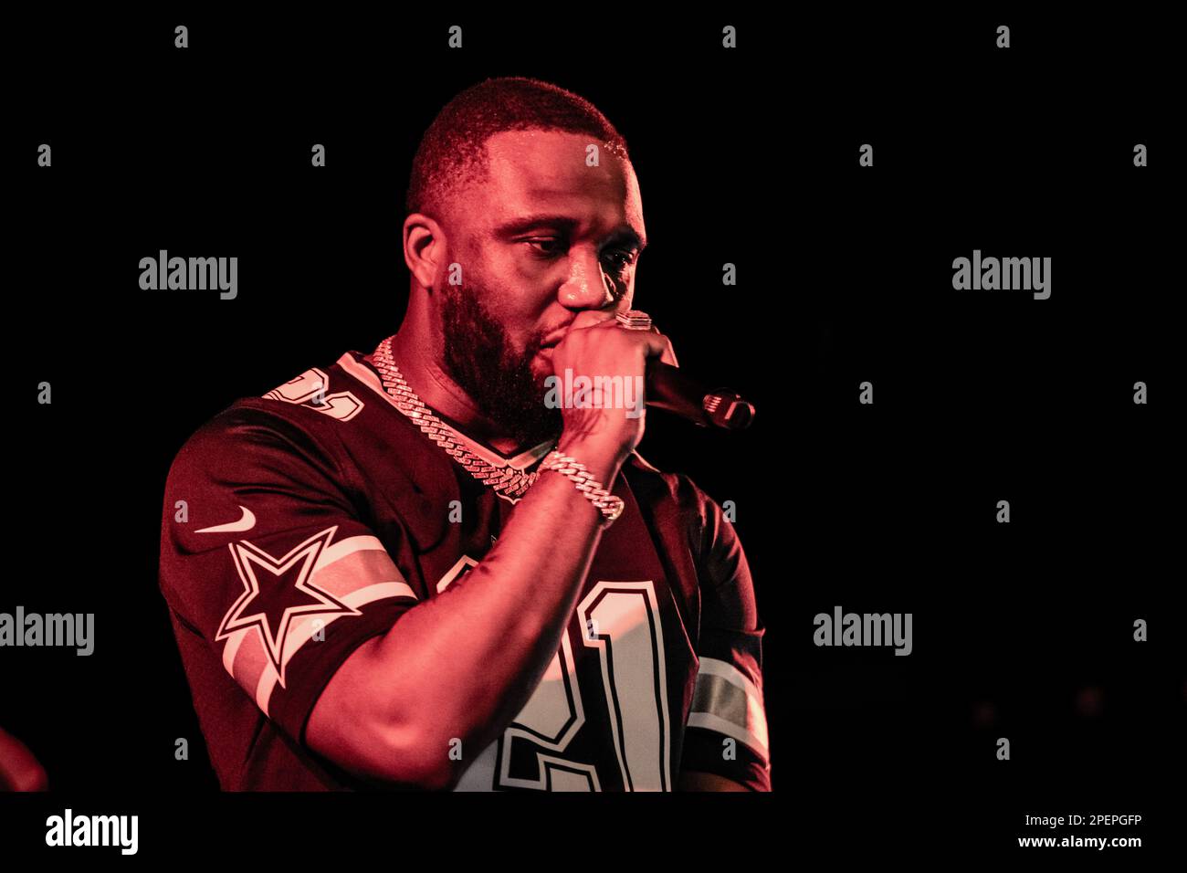 Copenhagen, Denmark. 15th Mar, 2023. The British rapper Headie One ...