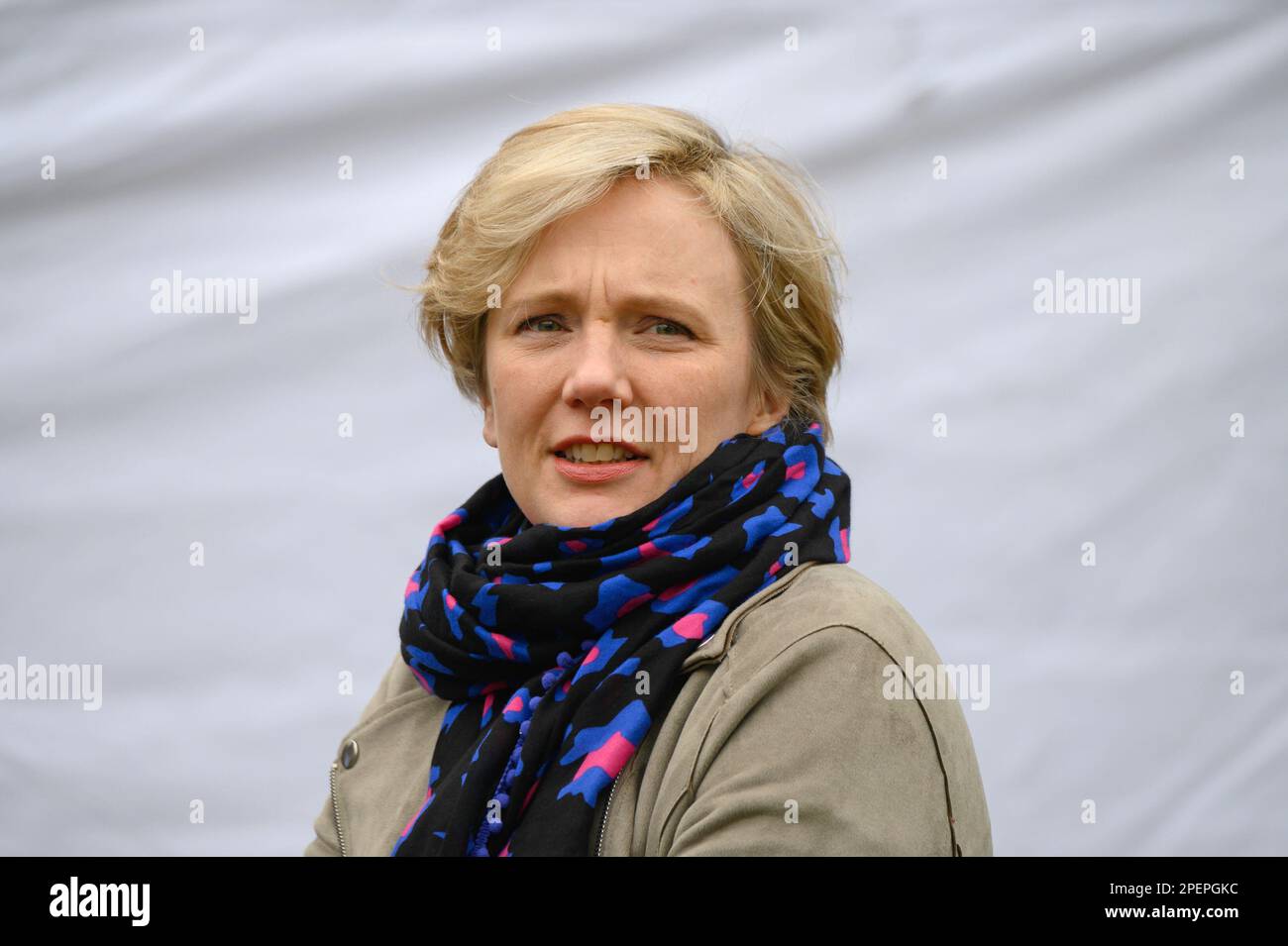 Stella Creasy MP (Lab: Walthamstow) on College Green, Westminster to be ...
