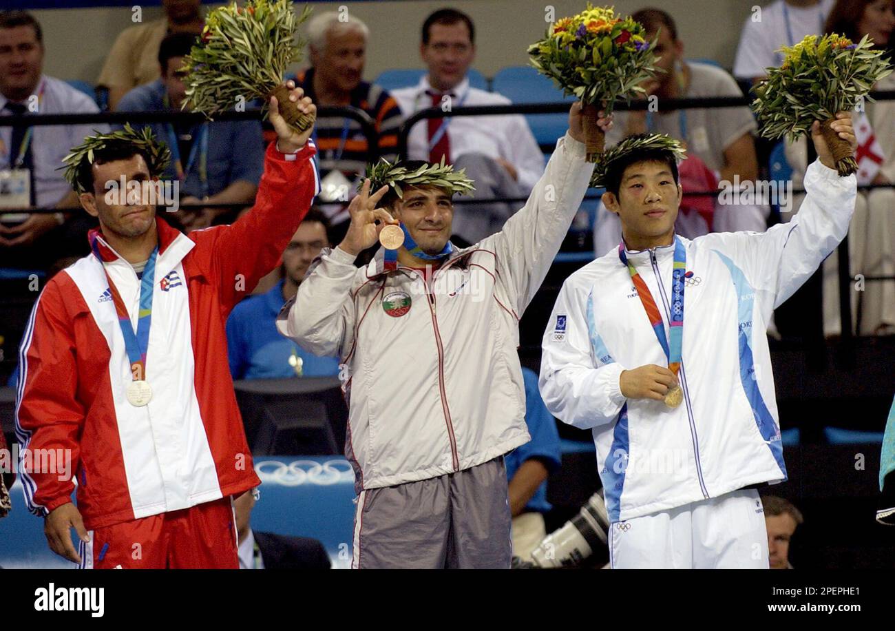 Winners of the Men's Greco-Roman 60kg wrestling event at the 2004 ...