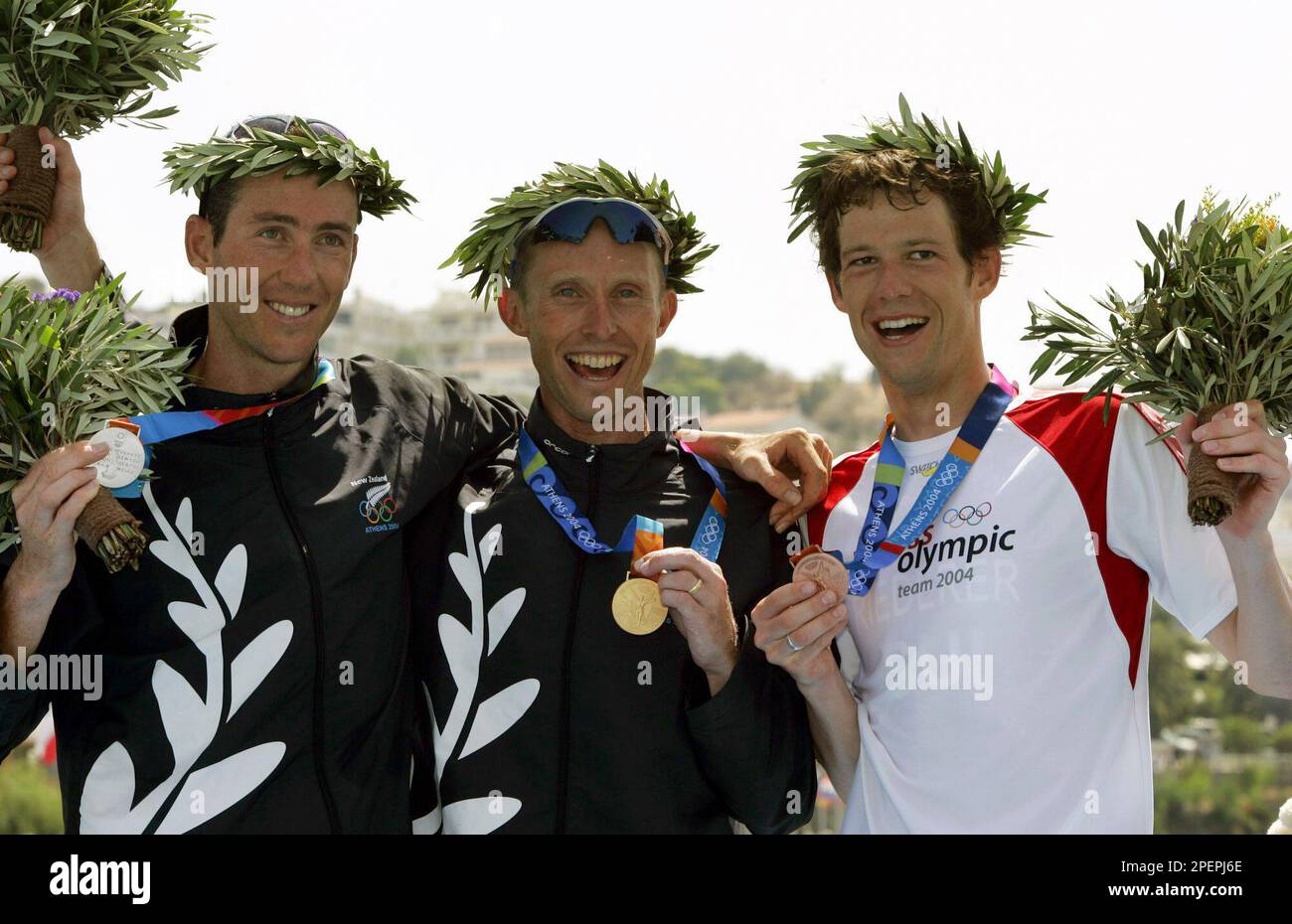 Silver Medalist Bevan Docherty, of New Zealand, Gold-medalist Hamish ...