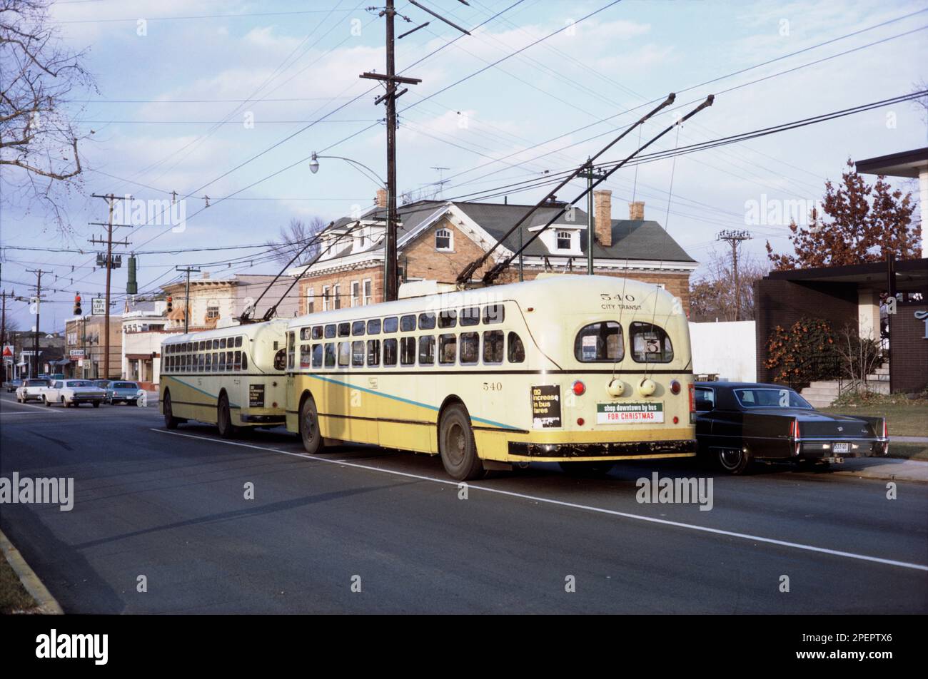 Marmon-Herrington TC48 trolleybus Stock Photo - Alamy