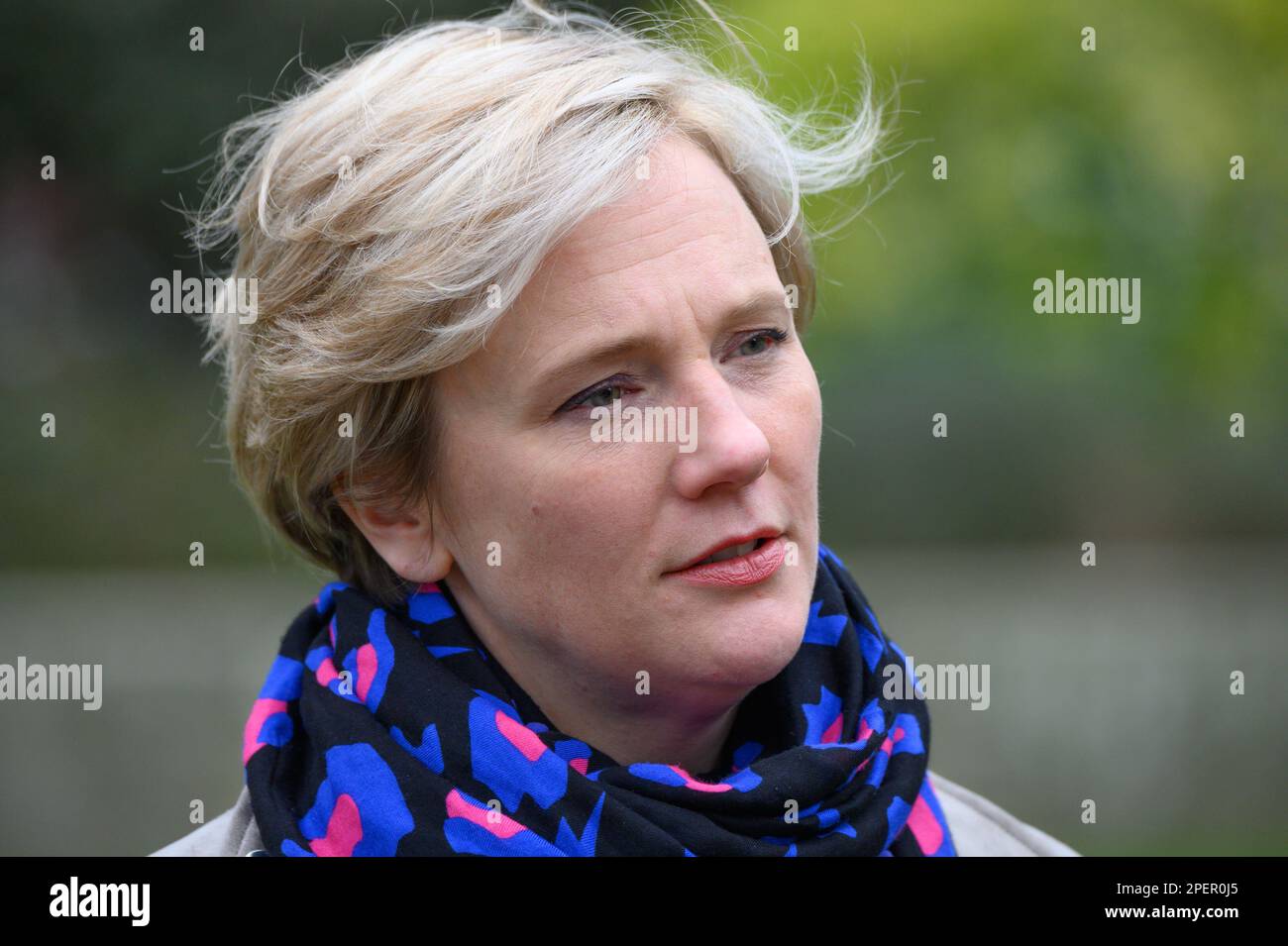 Stella Creasy MP (Lab: Walthamstow) on College Green, Westminster to be ...