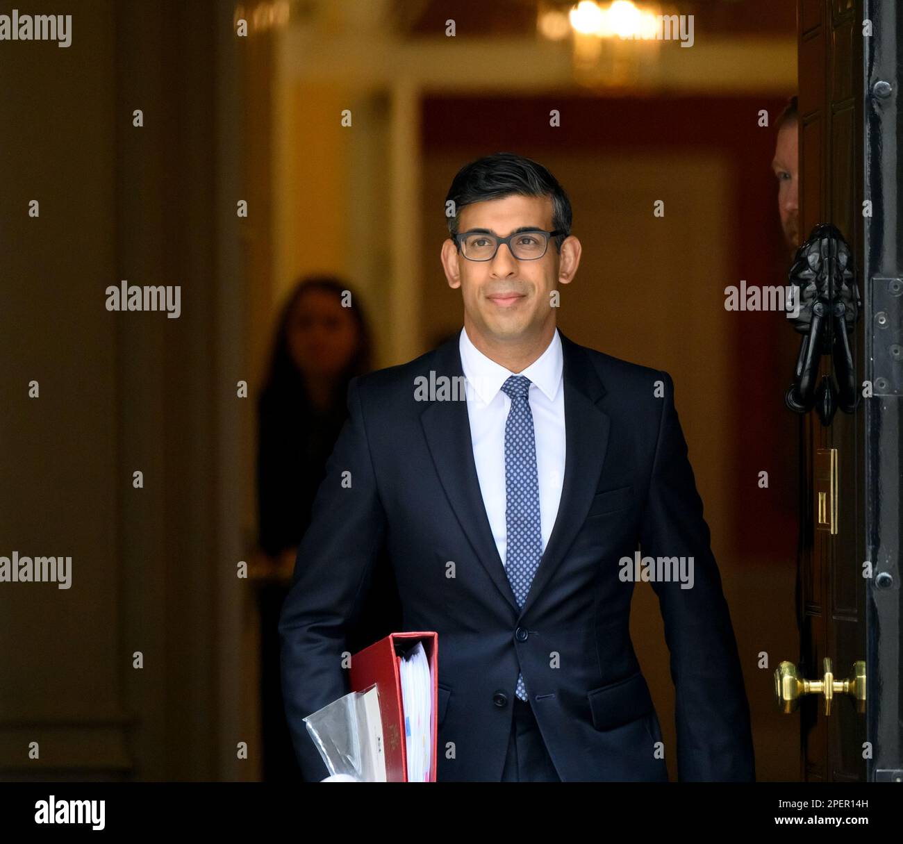 Rishi Sunak MP - British Prime Minister - leaving 10 Downing Street for ...