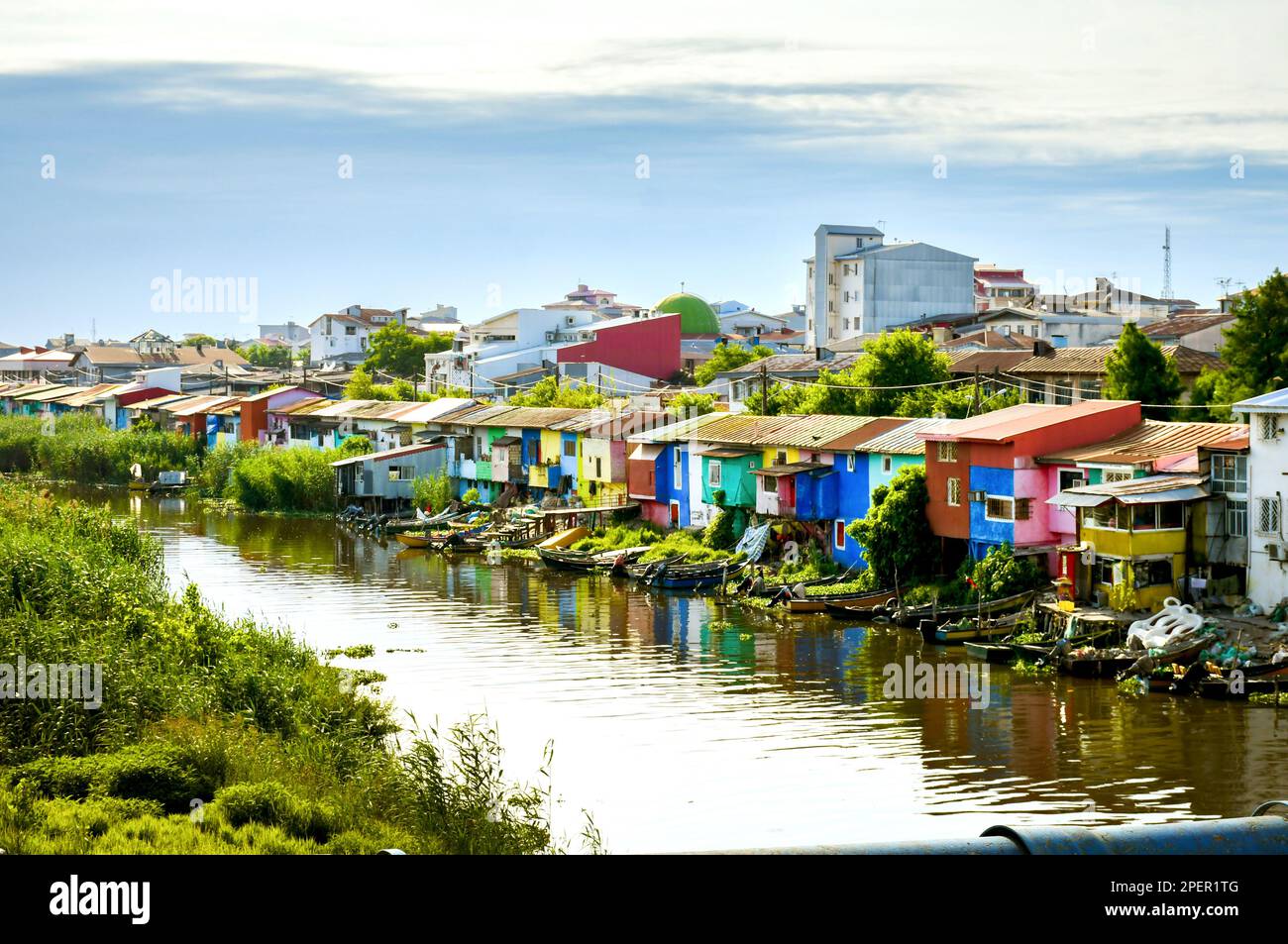 Bandar Anzali, Iran - 10th june, 2022: beautiful colorful iranian ...