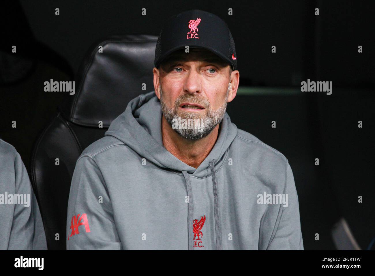 Jurgen Klopp, head coach of Liverpool during the UEFA Champions League ...