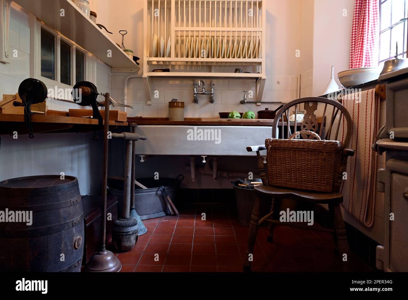 Coleton Fishacre, Kingswear, Dartmouth, Devon, England, UK. - interior ...