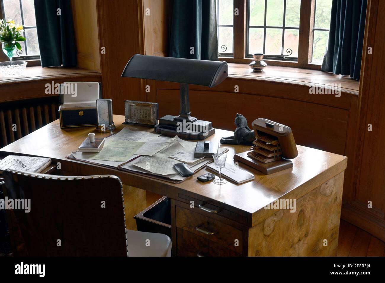 Coleton Fishacre, Kingswear, Dartmouth, Devon, England, UK. - interior ...