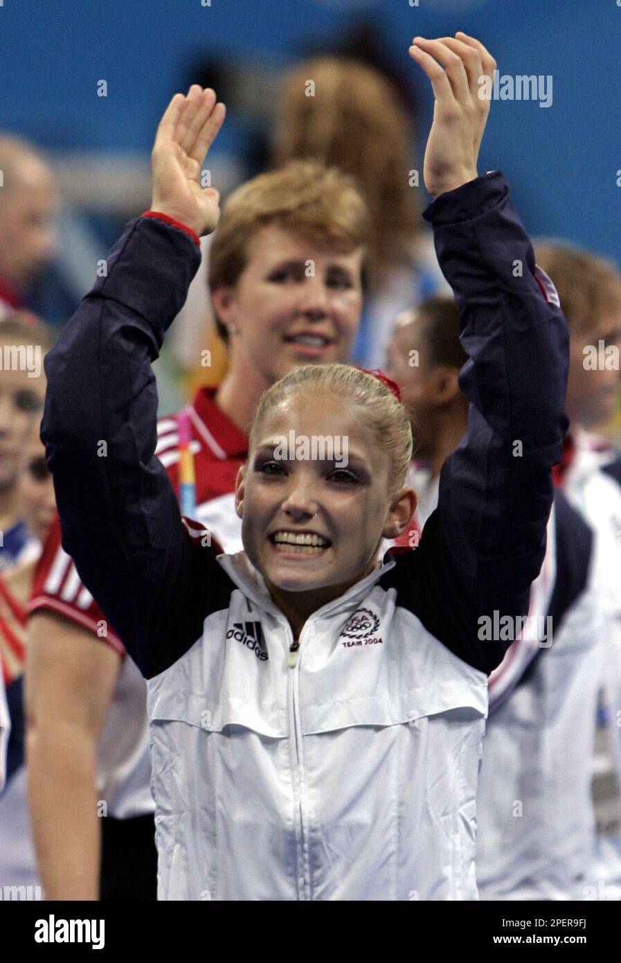 Courtney McCool of the United States celebrates after the USA won the ...