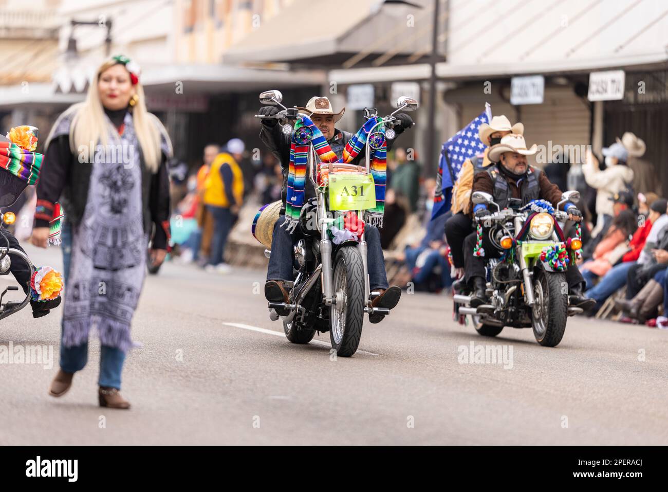 Brownsville, Texas, USA - February 26, 2022: Charro Days Grand ...