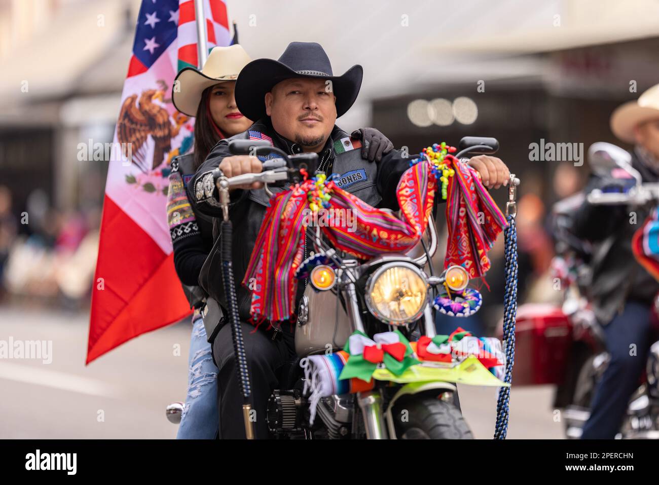 Brownsville, Texas, USA - February 26, 2022: Charro Days Grand ...