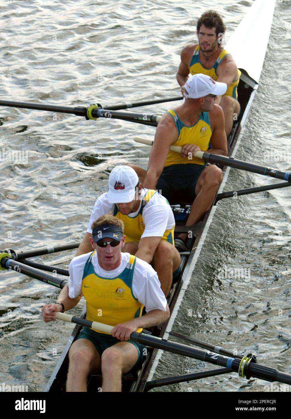 Member of the Australian team, from top to bottom, Dave McGowan, Robert ...