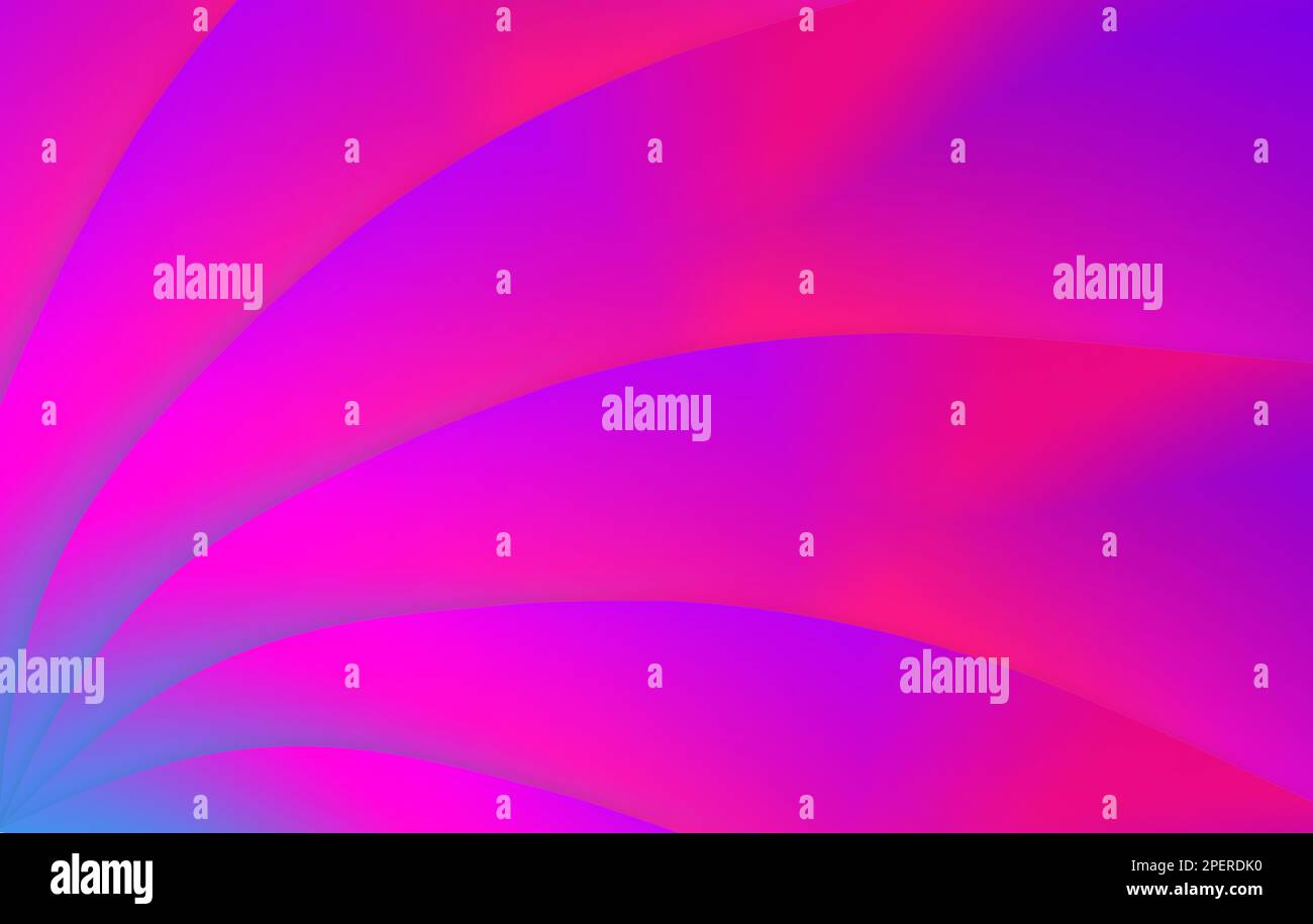 Abstract background with pink and purple curved lines. 3d rendering ...