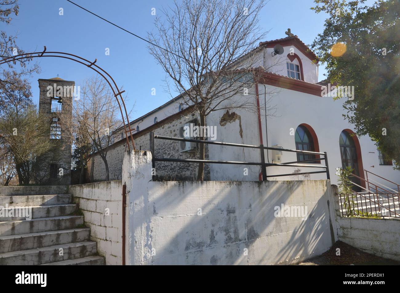 Greece, Thessaly, Larisa, Elassona Praitori village Church of St ...