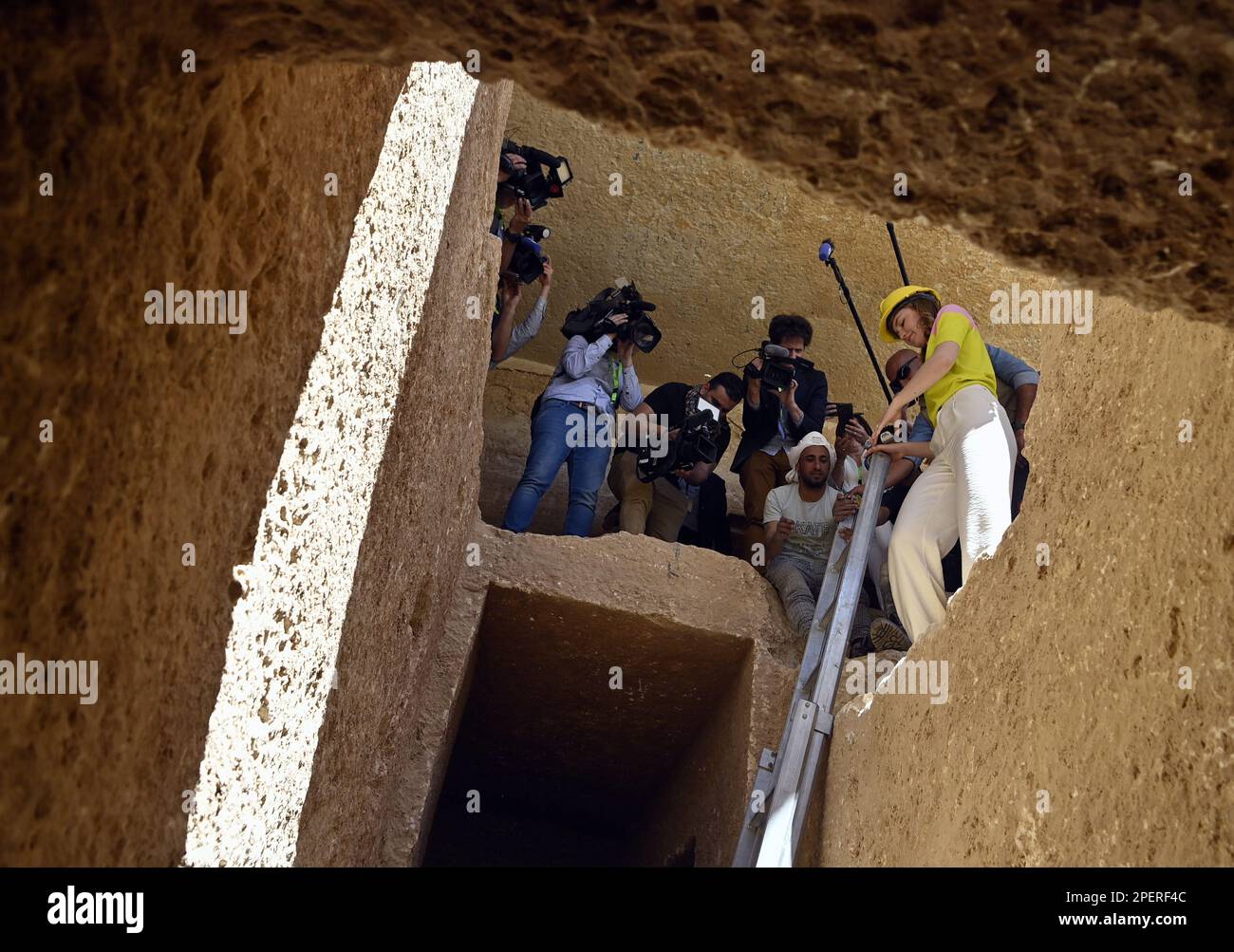 Dayr Al Barsha, Egypt. 16th Mar, 2023. Crown Princess Elisabeth ...