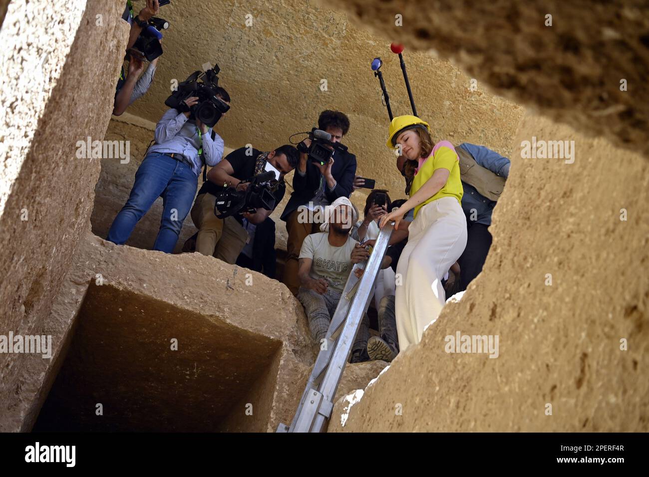 Dayr Al Barsha, Egypt. 16th Mar, 2023. Crown Princess Elisabeth ...