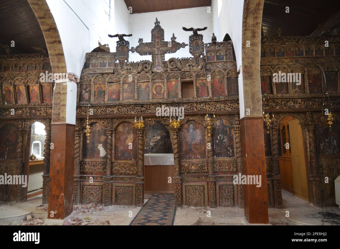 Greece, Thessaly, Larisa, Elassona Praitori village Church of St ...