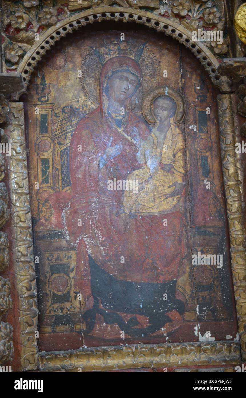 Greece, Thessaly, Larisa, Elassona Praitori village Church of St ...