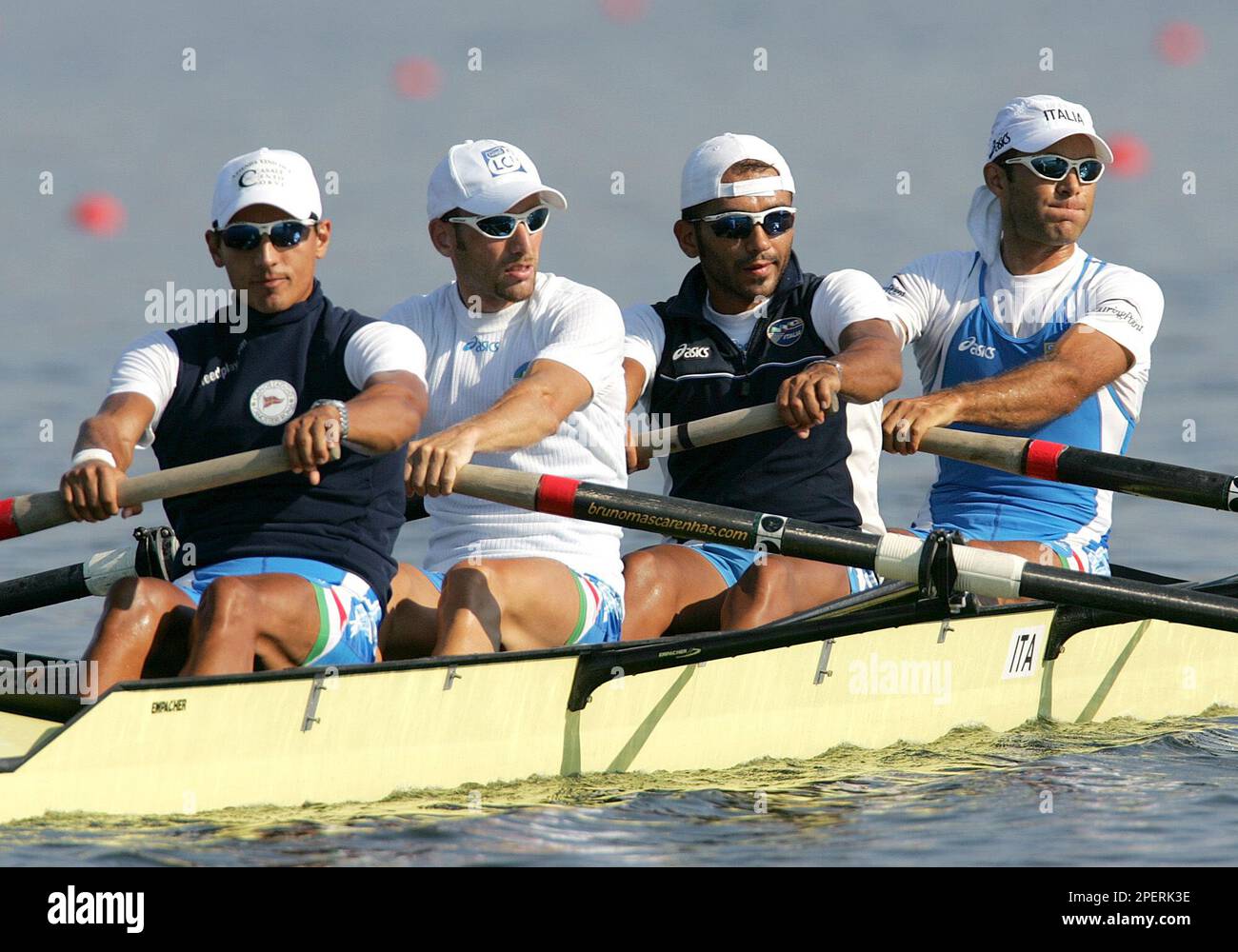 Italy's Raffaello Leonardo, Luca Agamennoni, Dario Dentale and Lorenzo ...