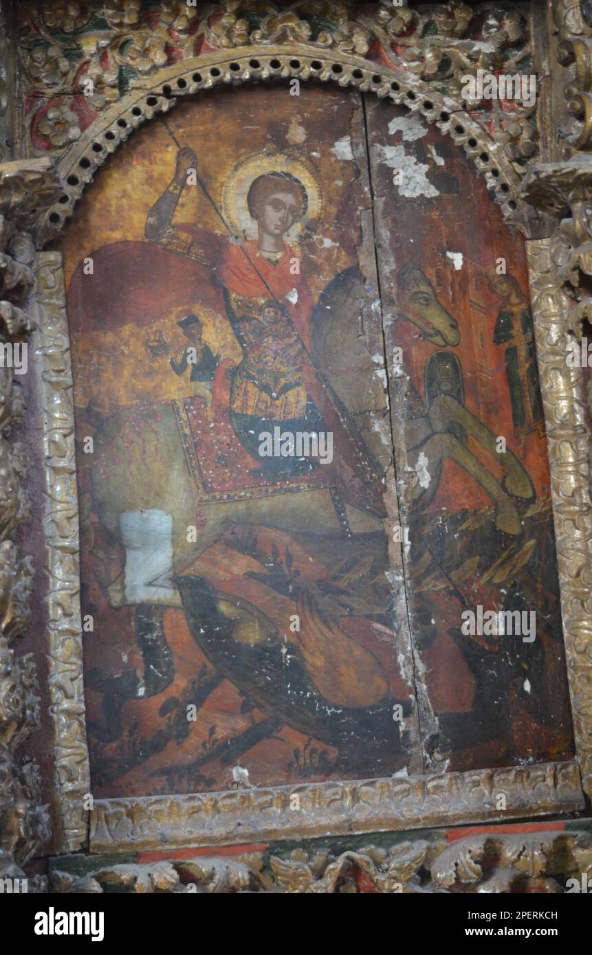 Greece, Thessaly, Larisa, Elassona Praitori village Church of St ...