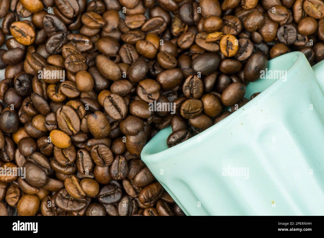 Black coffee beans, large group of coffee beans Stock Photo - Alamy
