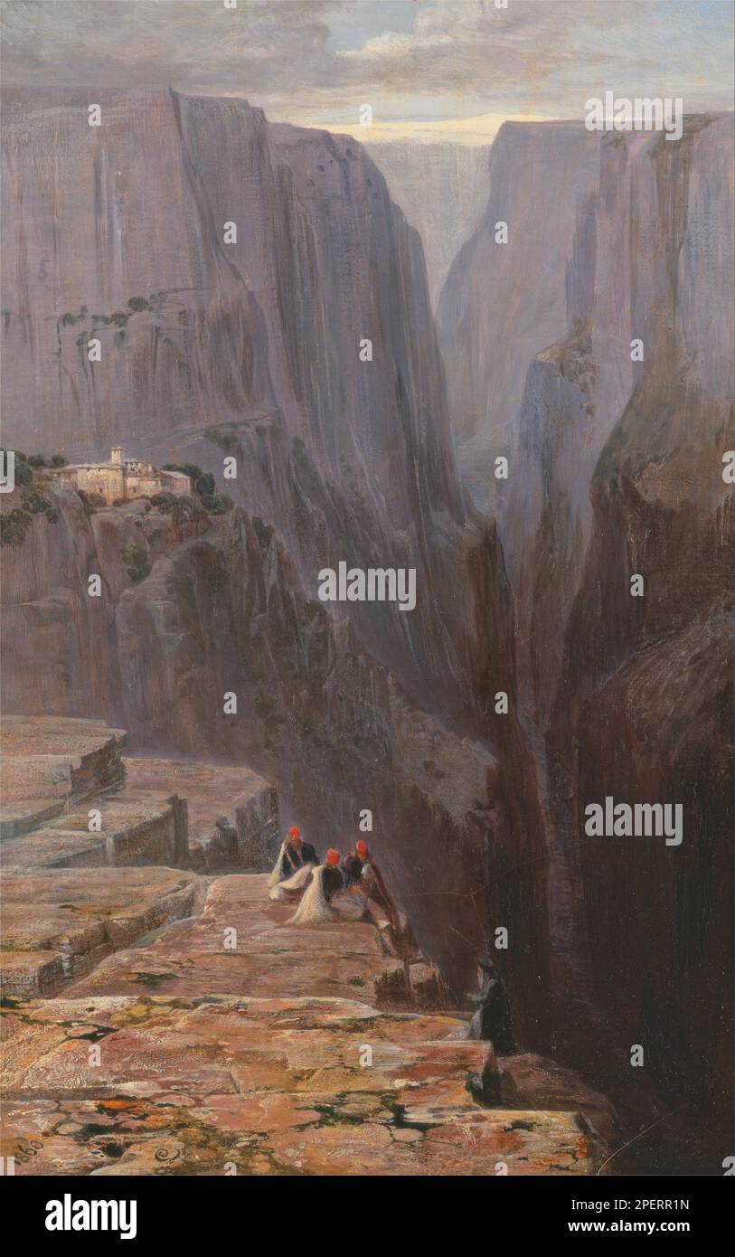 Zagori, Greece 1860 by Edward Lear Stock Photo - Alamy