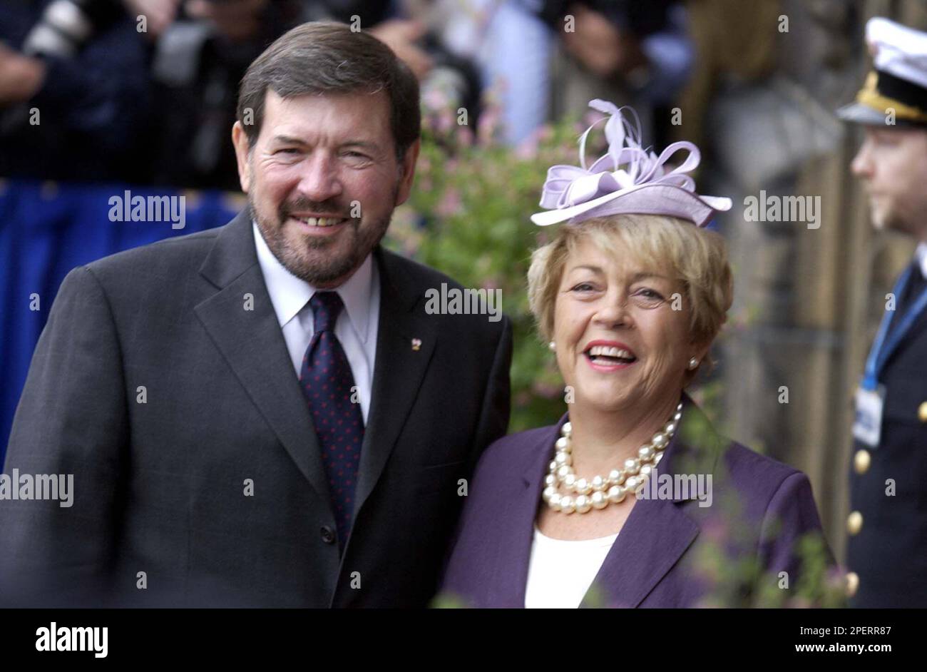 John Donaldson, and his wife, Susan, attend a reception at Copenhagen ...