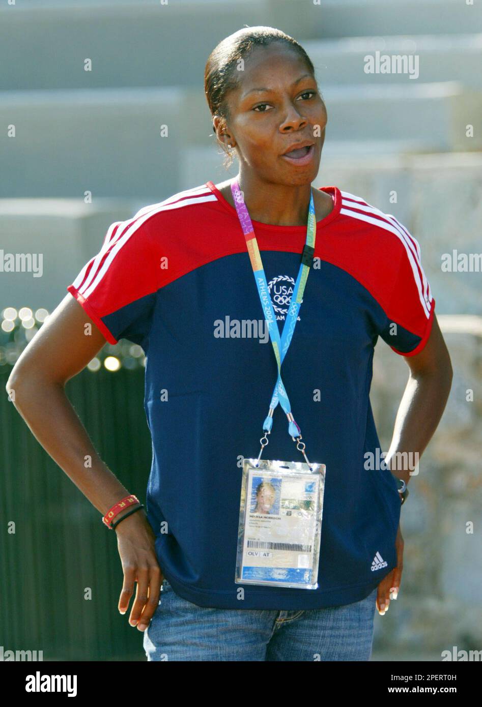 USA Olympic athlete Melissa Morrison, bronze medal winner at the Sydney ...