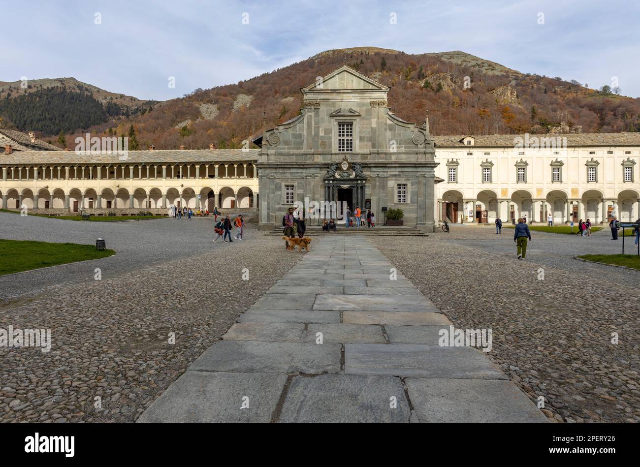 OROPA, ITALY, OCTOBER 30, 2022 - Lower Basilica of Oropa Sanctuary ...