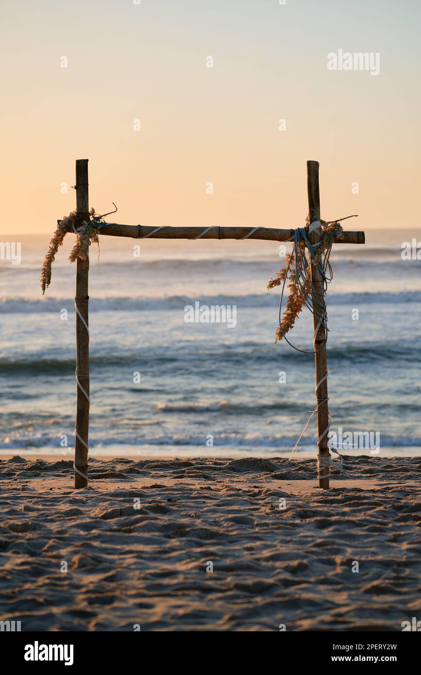 A homemade wooden light stand Stock Photo - Alamy