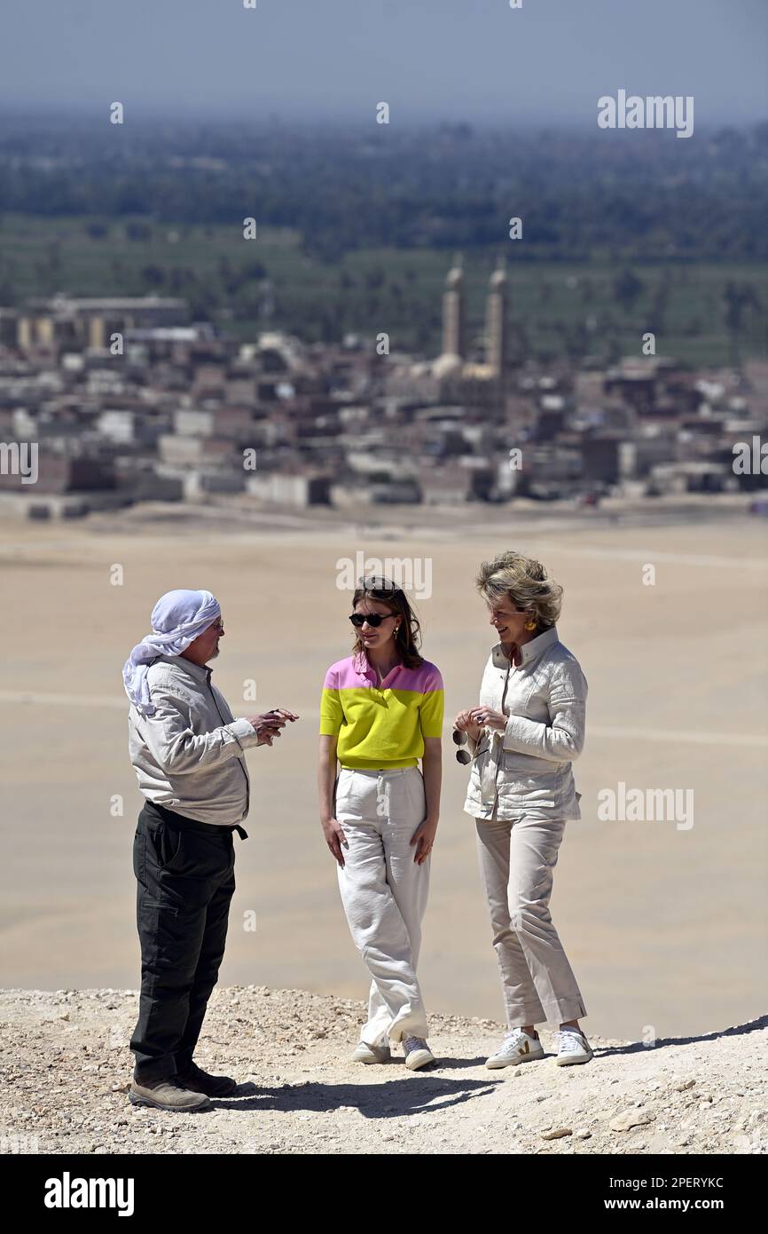 Dayr Al Barsha, Egypt. 16th Mar, 2023. Professor Harco Willems of ...